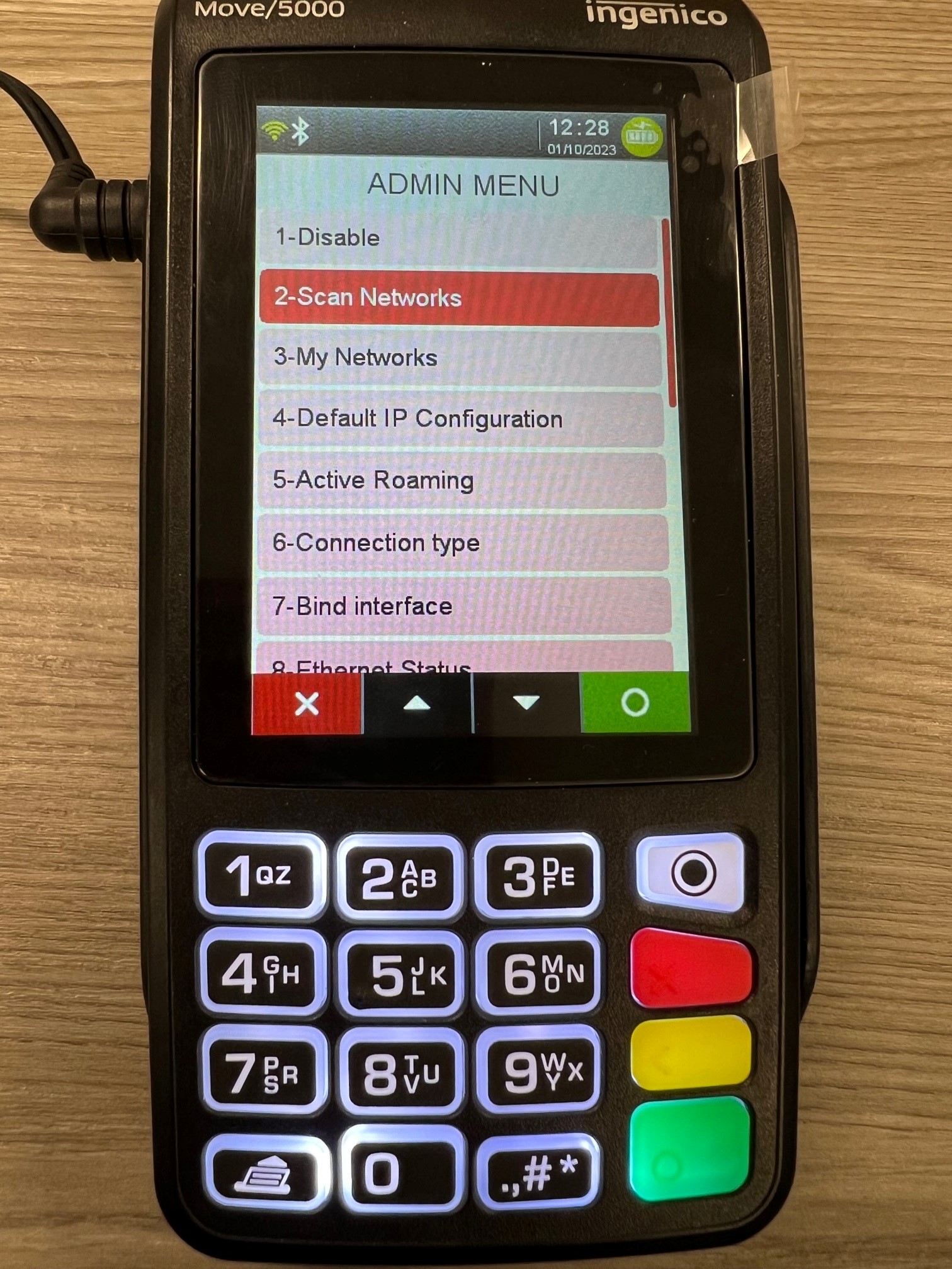 Ingenico Move 5000 - Connecting to Wi-Fi – Fullsteam