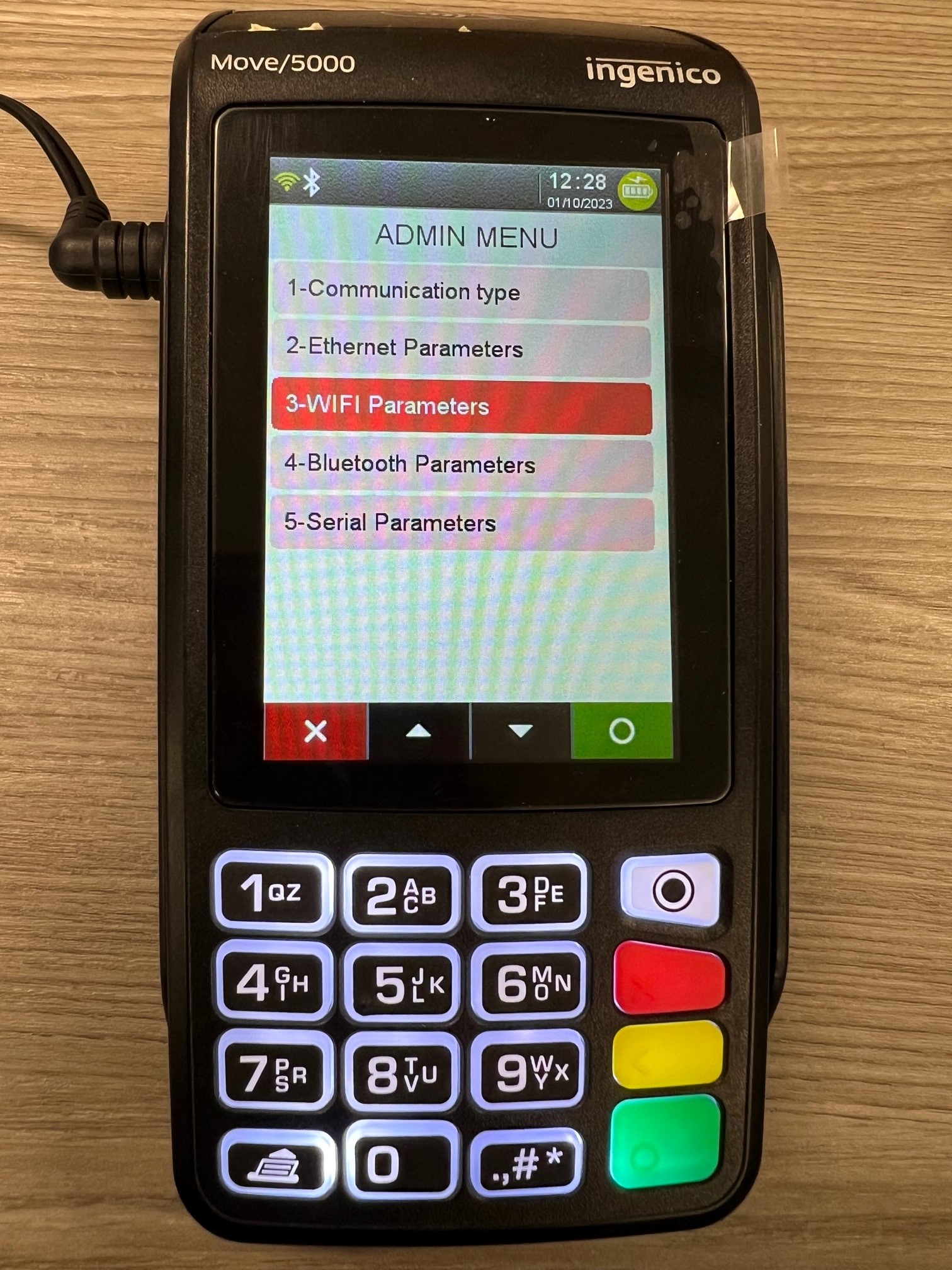 Ingenico Move 5000 - Connecting to Wi-Fi – Fullsteam